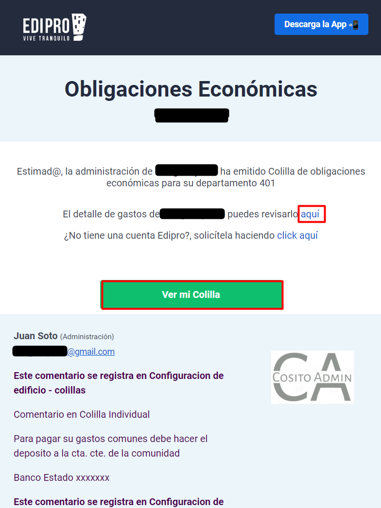 ¿Cómo seleccionar la Colilla / Recibo a utilizar?