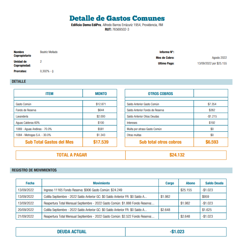 Colilla Actualizada y Suscripción Colilla Electrónica